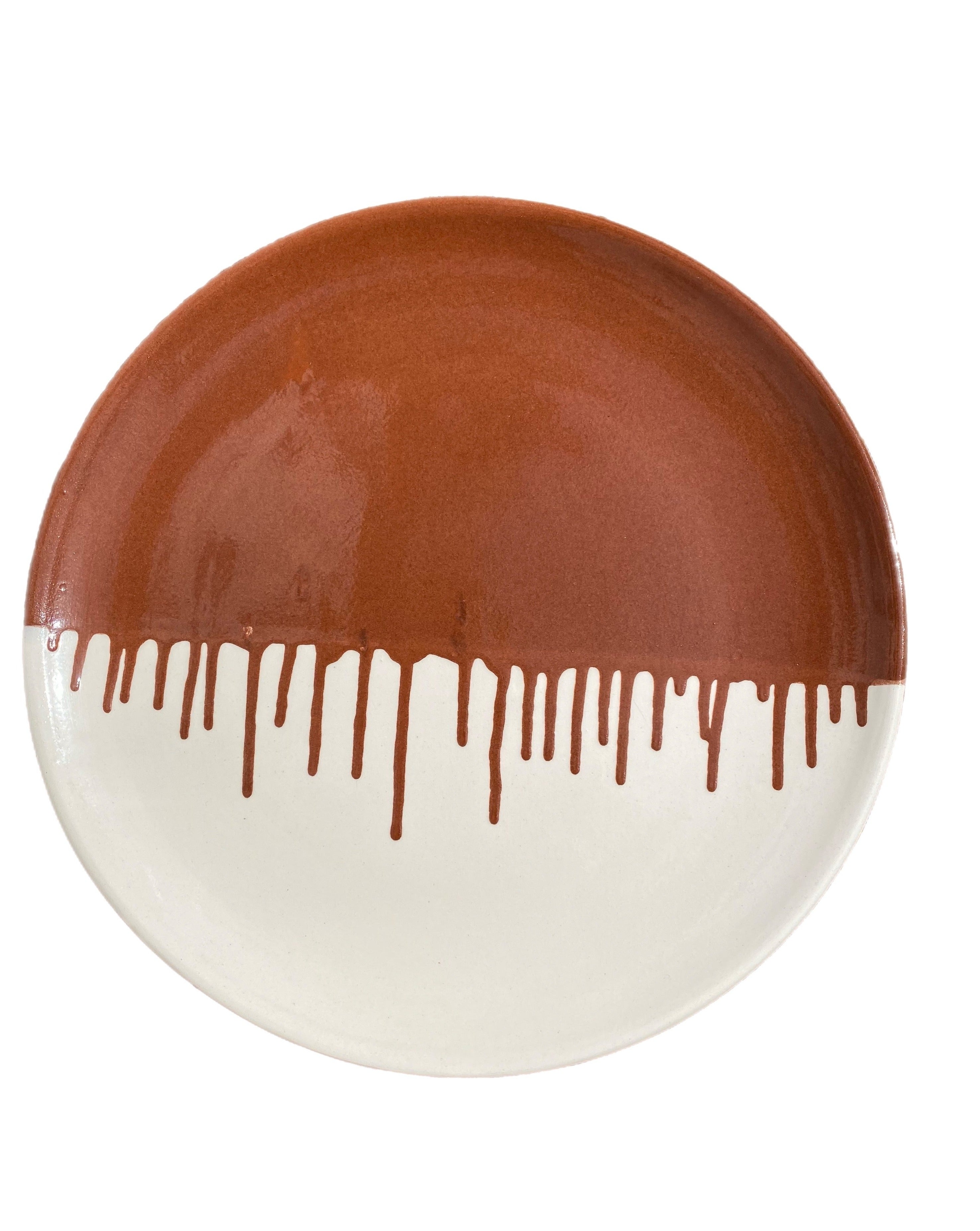 DRIPPY PLATE LARGE - TERRACOTTA – Muse Agora